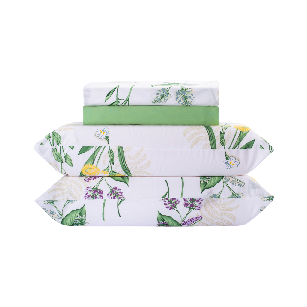 Jogo de Cama Capri King 4 Peças Percal 150 Fios Têxtil Arte