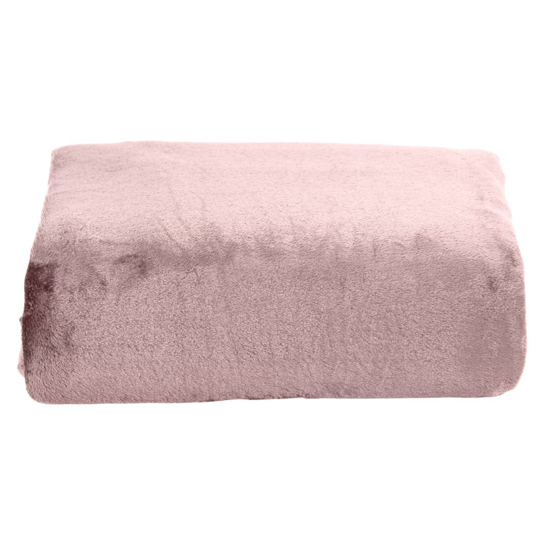 Manta Microfibra Soft Lisa Queen | Têxtil Arte - Rose